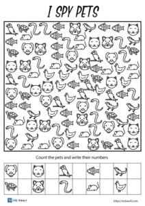 14 free printable I spy coloring pages - ESL Vault