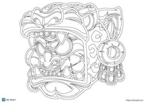 29 free PDF Aztec coloring pages - ESL Vault