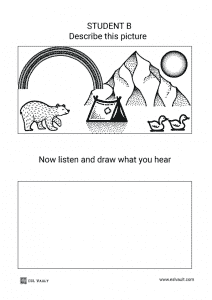 2 ESL drawing activities - Pair work