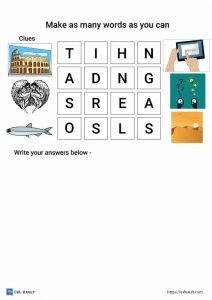 13 free printable boggle word puzzles - ESL Vault