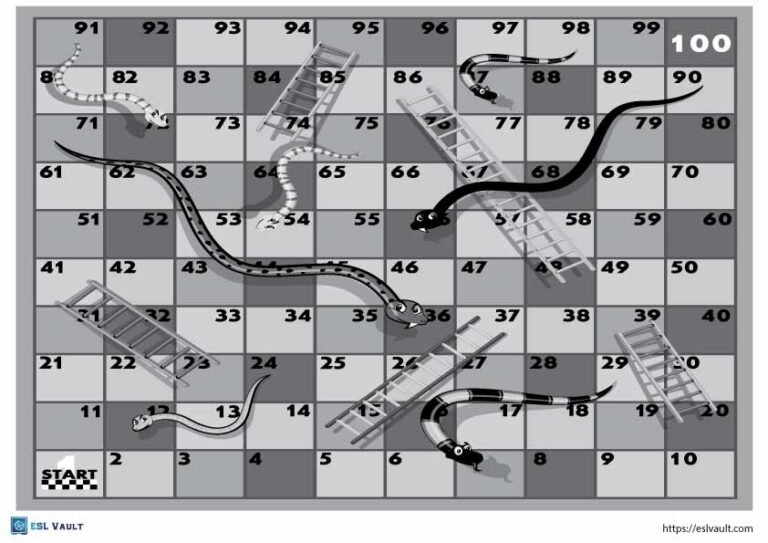 10 free PDF snakes and ladders printables - ESL Vault 10 free PDF snakes and ladders printables - ESL Vault