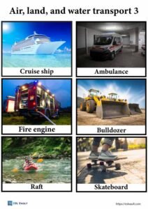 42 free printable land air and water transport pictures - ESL Vault