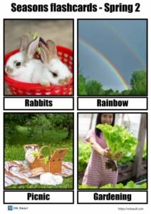 36 Free printable seasons flashcards (PDF) - ESL Vault