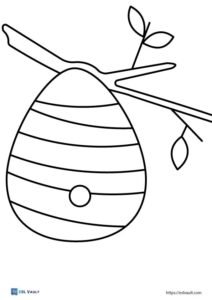 Free paper bee craft templates (8 PDFs) - ESL Vault
