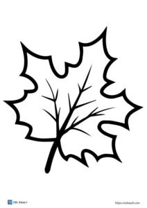 88 Free printable leaf templates (PDF) - ESL Vault