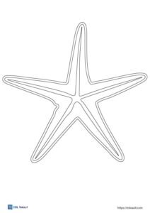 Free printable starfish templates (15 PDFs) - ESL Vault