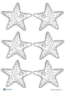 Free printable starfish templates (15 PDFs) - ESL Vault