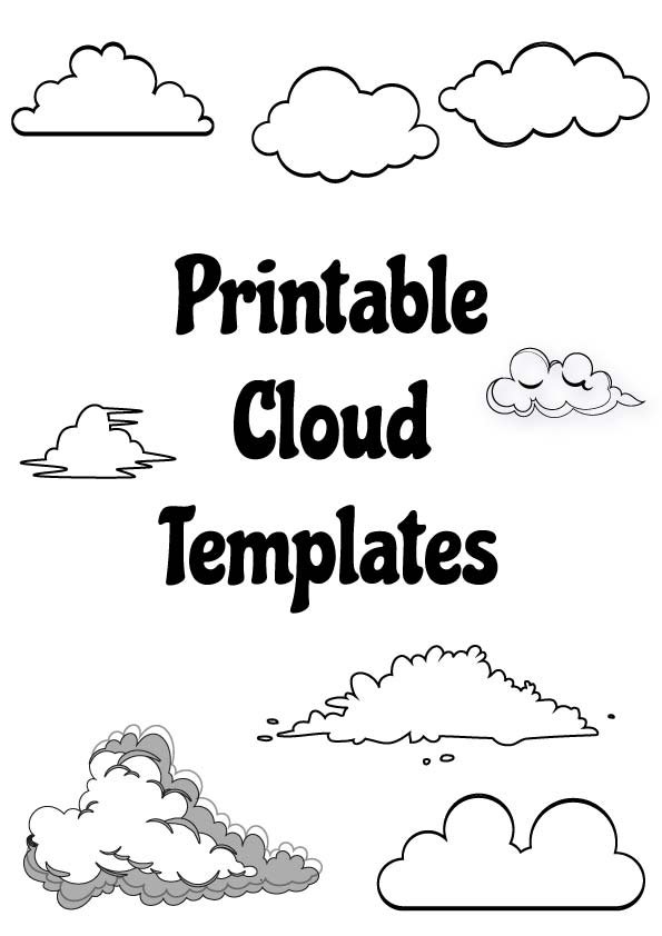 Free Printable Cloud Templates 18 PDFs ESL Vault Free Printable Cloud Templates 18 PDFs ESL Vault