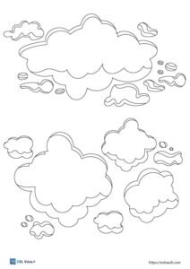 Free printable cloud templates (18 PDFs) - ESL Vault