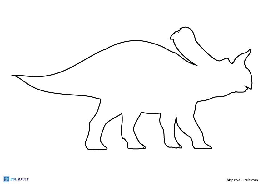 23 Free printable dinosaur templates and outlines