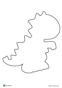 23 Free printable dinosaur templates and outlines