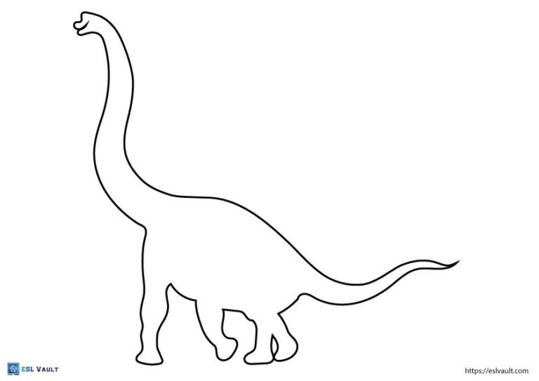 23 Free printable dinosaur templates and outlines