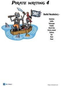 Free pirate writing prompts - (10 PDF pages) - ESL Vault