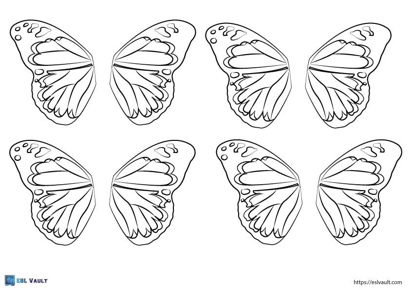 Free printable wings templates (23 PDFs) - ESL Vault
