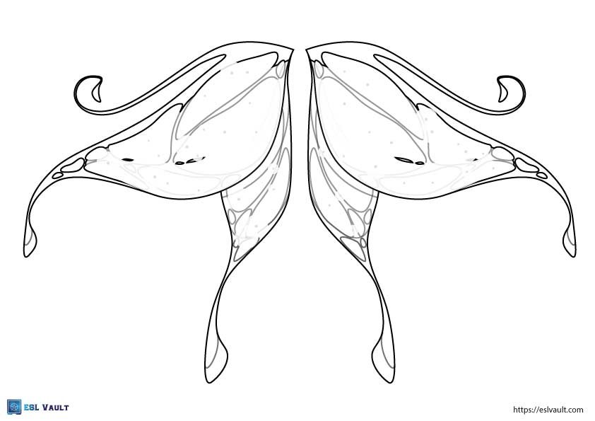 Free printable wings templates (24 PDFs) - ESL Vault