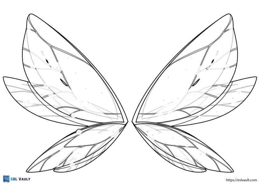 Free printable wings templates (23 PDFs) - ESL Vault