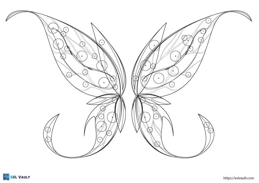 Free printable wings templates (23 PDFs) - ESL Vault