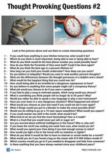 120 Curious thought provoking questions - ESL Vault