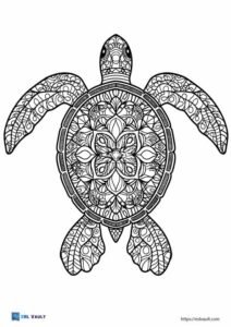 24 Free printable sea turtle coloring pages (PDF) - ESL Vault