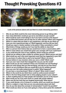 120 Curious thought provoking questions - ESL Vault