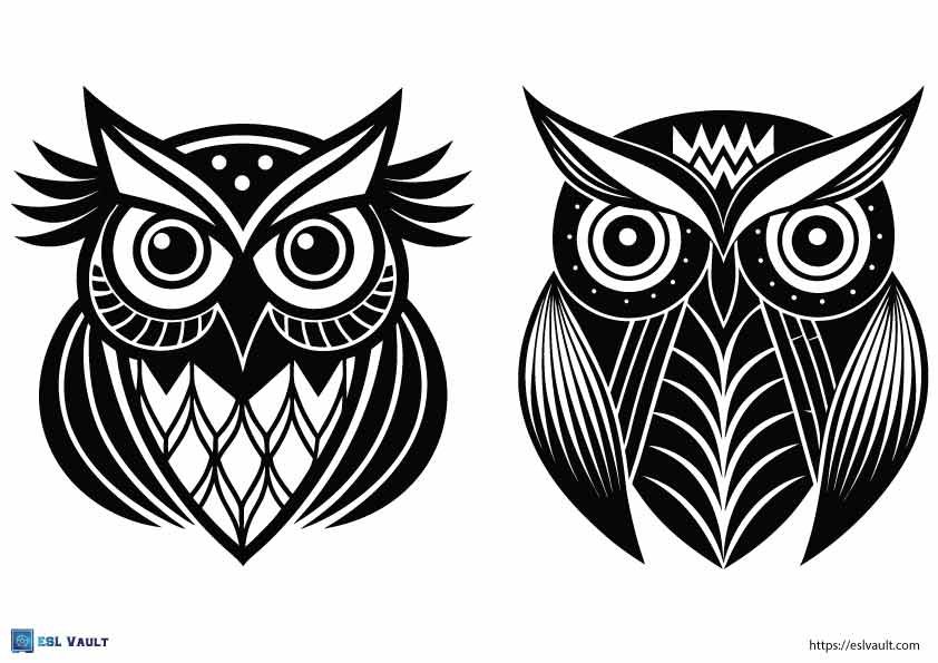 Free printable owl templates (27 PDFs) - ESL Vault