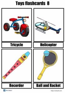 48 Free printable toys flashcards (PDF) - ESL Vault