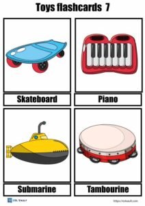 48 Free printable toys flashcards (PDF) - ESL Vault