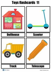 48 Free printable toys flashcards (PDF) - ESL Vault