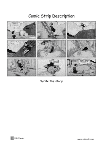 7 great comic description worksheets - ESL Vault