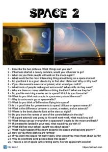 50 space conversation questions - ESL Vault