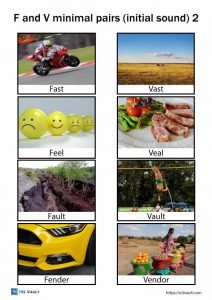 F and V minimal pairs - ESL Vault