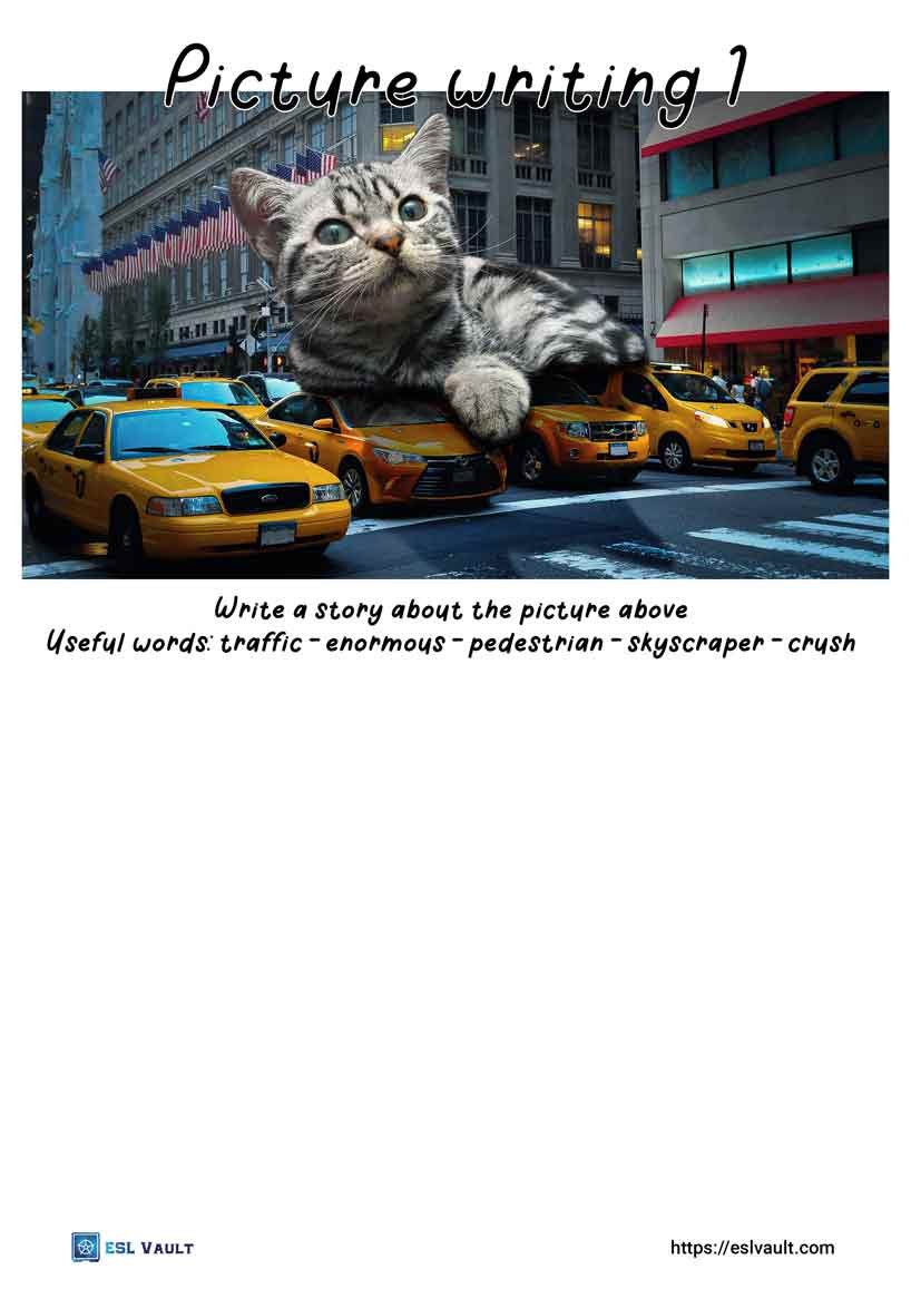 11 printable funny picture writing prompts - ESL Vault