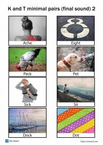 K and T minimal pairs - ESL Vault