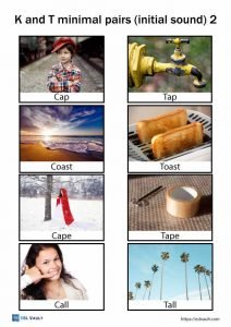 K and T minimal pairs - ESL Vault