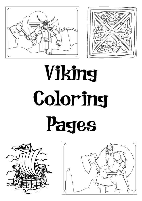 23 Viking coloring pages - ESL Vault