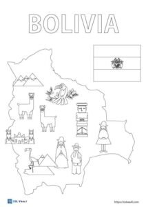 10 free South America map coloring pages - ESL Vault