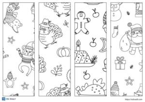 52 free printable bookmarks to color - ESL Vault