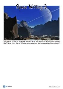 11 fun space writing prompts - ESL Vault