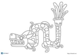 29 free PDF Aztec coloring pages - ESL Vault