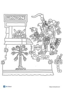 29 free PDF Aztec coloring pages - ESL Vault