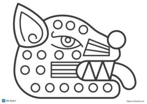 29 free PDF Aztec coloring pages - ESL Vault