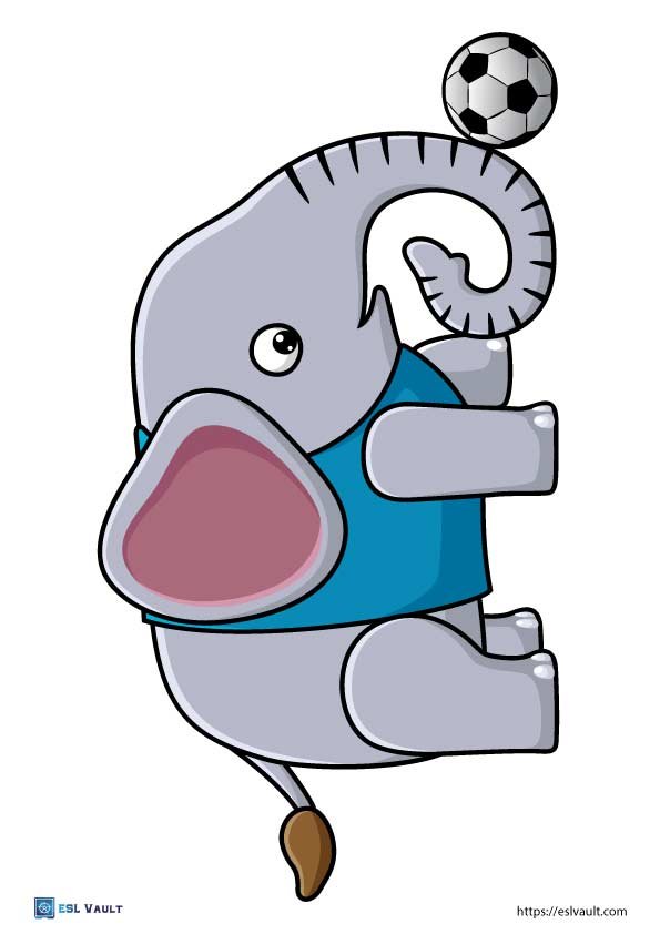 Free PDF build an elephant printable - ESL Vault