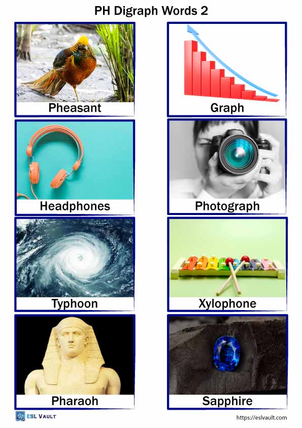 Free ph digraph words with pictures - ESL Vault Free ph digraph words with pictures - ESL Vault
