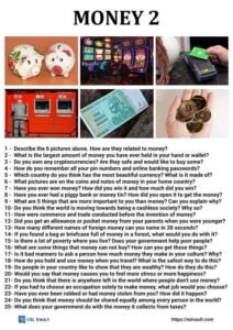 50 money conversation questions for ESL - ESL Vault