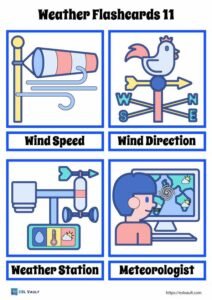 44 free weather flashcards - ESL Vault