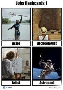 60 free printable jobs flashcards (PDF) - ESL Vault