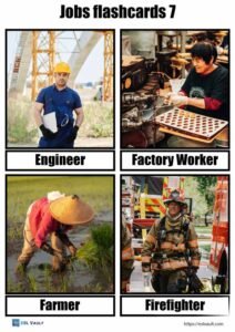 60 free printable jobs flashcards (PDF) - ESL Vault