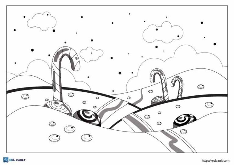 23 Free candy coloring pages ( Printable PDF) - ESL Vault