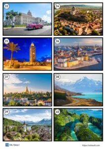 Free country guessing game (40 PDF cards) - ESL Vault