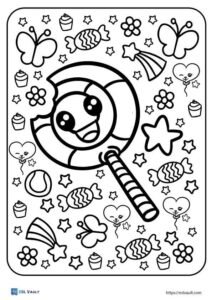 23 Free candy coloring pages ( Printable PDF) - ESL Vault